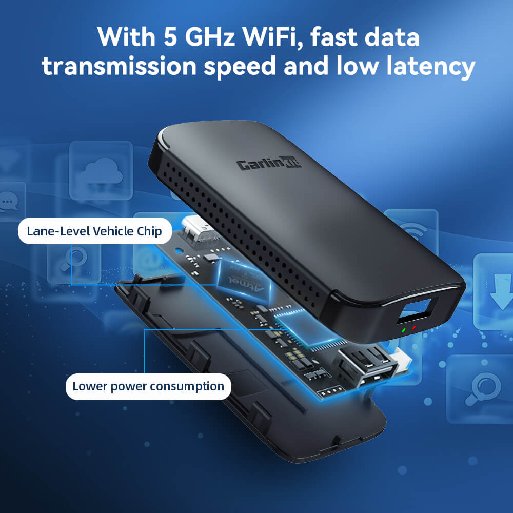 Carlinkit A2A Wireless Android Auto Adapter Only for Car With Factory ...