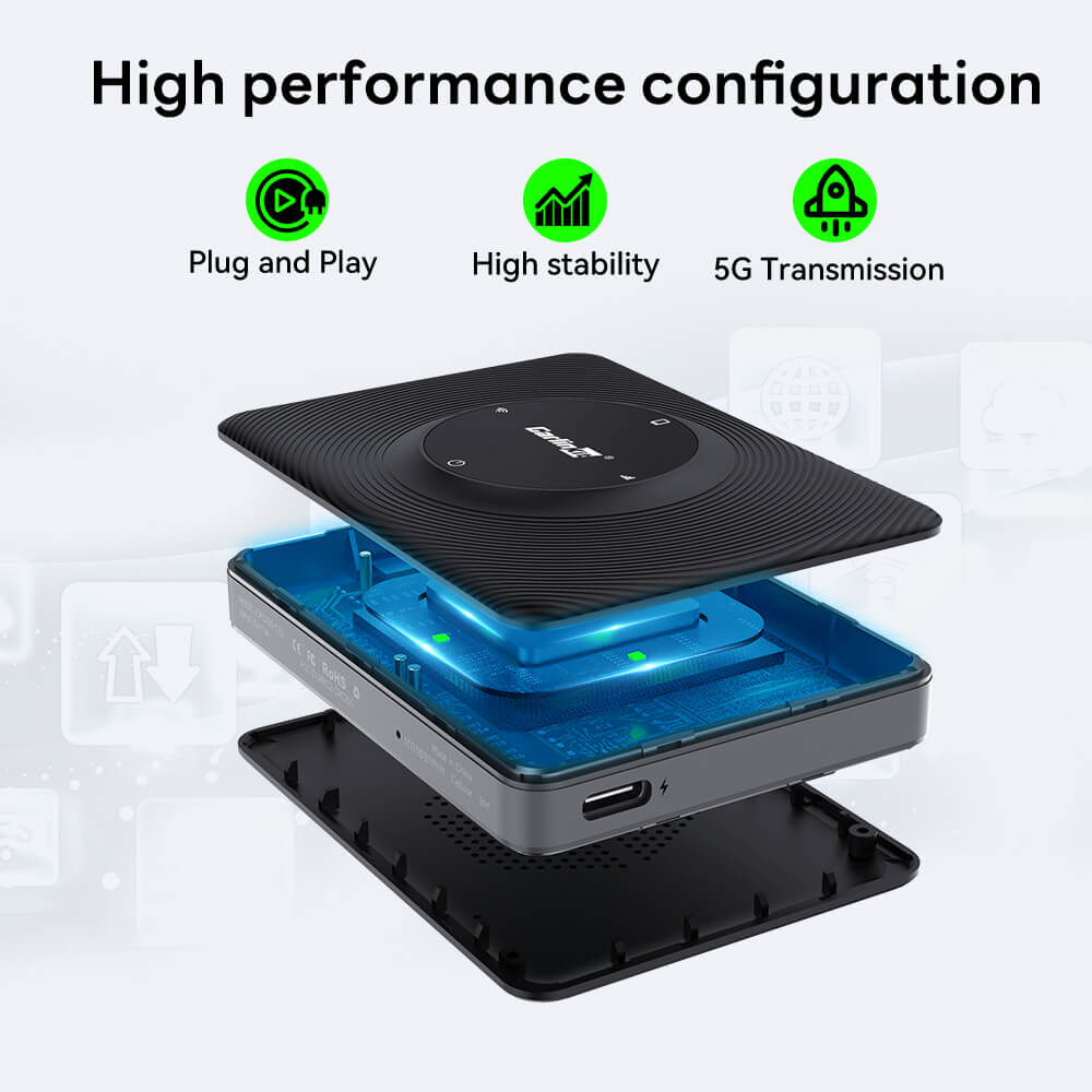 Carlinkit T2C Flash Tesla Upgrade With Wireless Carplay Adapter for Te ...