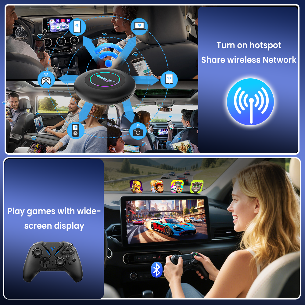Carlinkit Tbox Ultra 2 Android 15 Wireless CarPlay & Android Auto Car ...