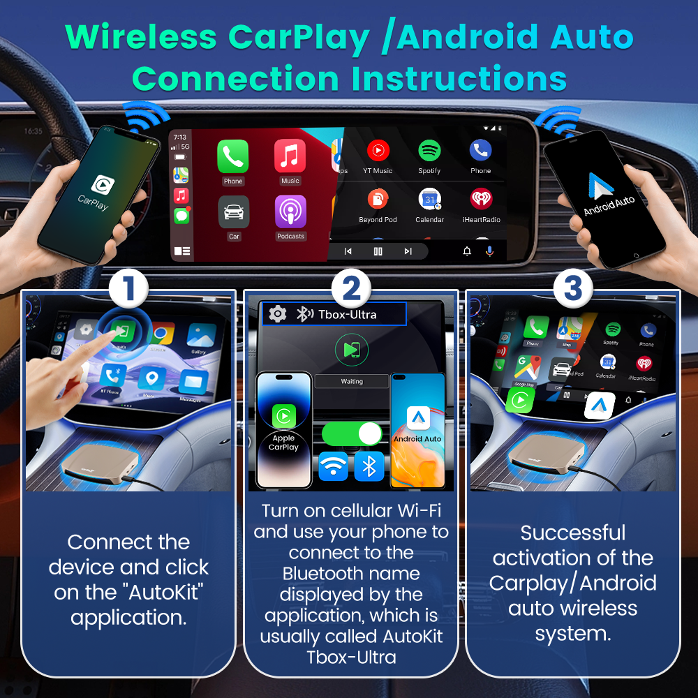 Carlinkit Tbox Ultra High-End Flagship Wireless CarPlay & Android Auto – Carlinkit Mall
