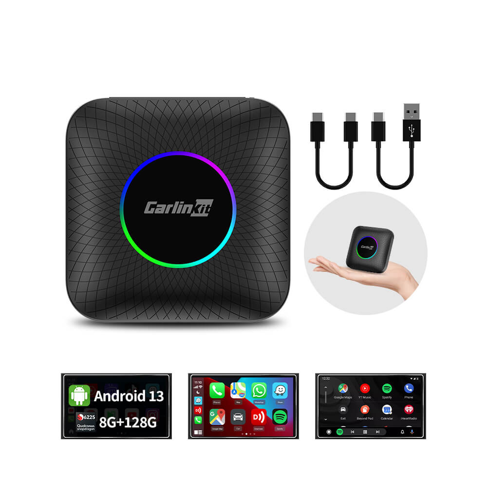 Tbox Led Multimedia Video Android13 AI Box Wireless CarPlay & Android – Carlinkit Mall